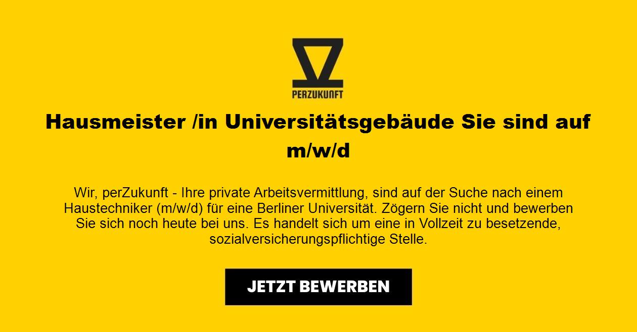 Elektrohelfer / Hausmeister Universitätsgebäude M/W/D | PerZukunft