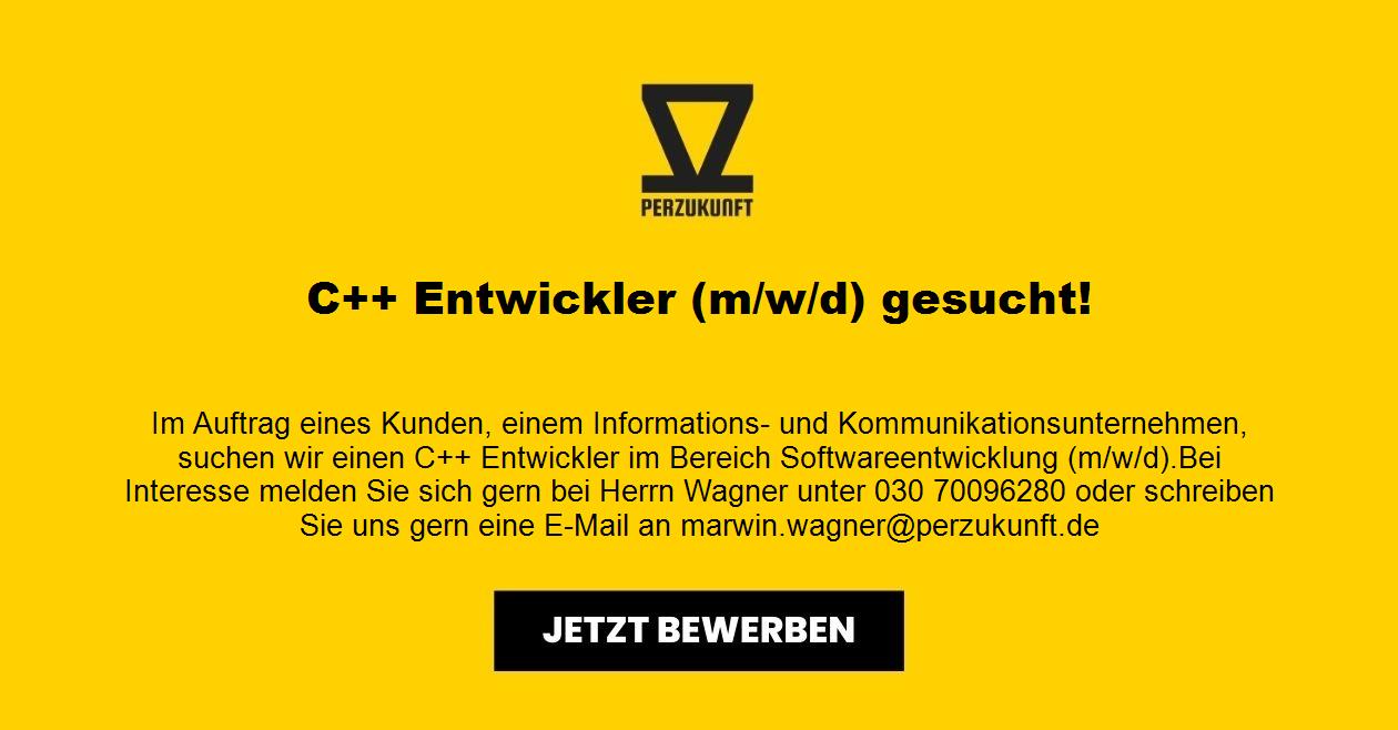 C++ Entwickler M/W/D Gesucht | PerZukunft