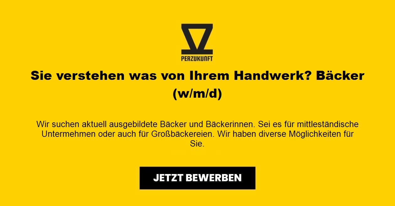 Sie Verstehen Was Von Ihrem Handwerk? Bäcker (M/W/D) | PerZukunft